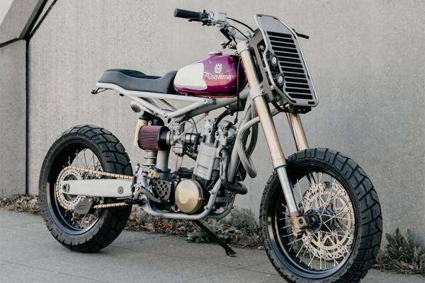 Ngắm bản độ Husqvarna 570 cực ngầu của Dave Mucci