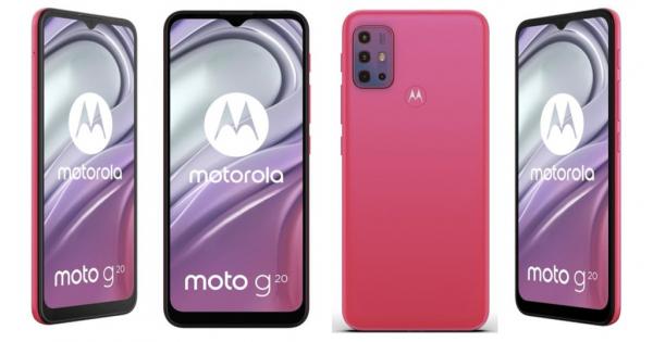 Motorola Moto G20 đi kèm màn hình 90Hz và pin 5.000mAh