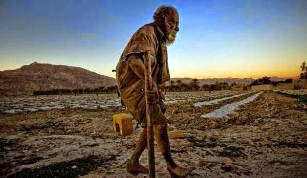 Meet Amou Haji, the world’s dirtiest man who has not bathed in 67 years